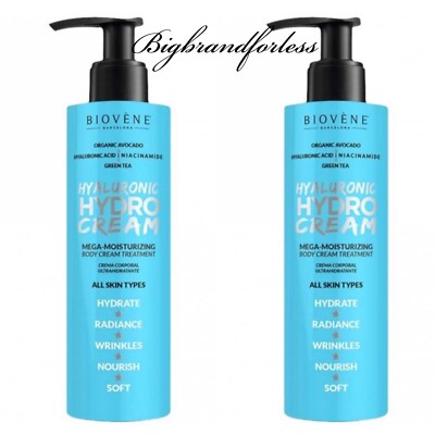 BIOVENE HYDRAULIC ACID ORGANIC AVOCADO MEGA MOISTURIZER BODY CREAM 200 ...