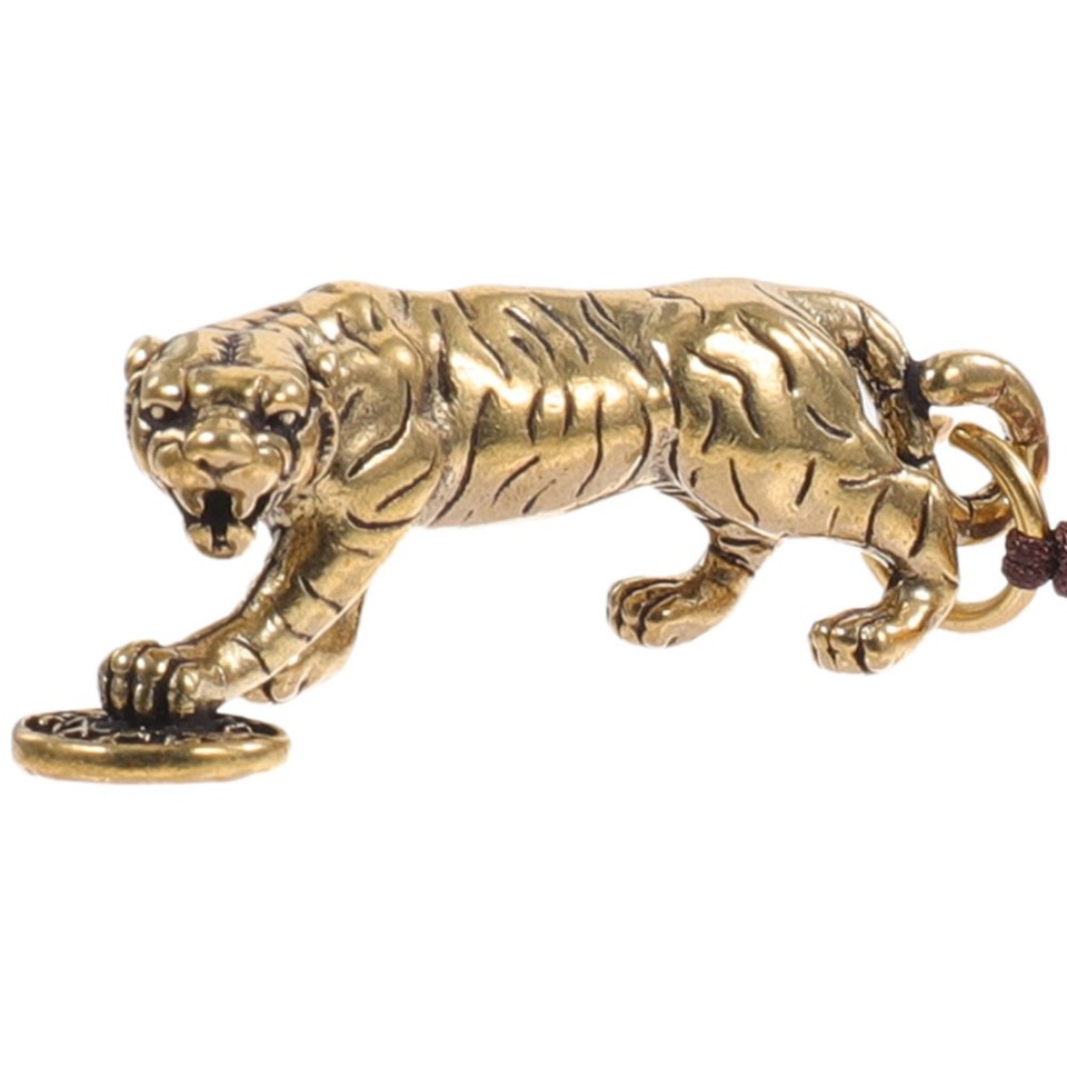Tiger Pendants Keyring Animal Keychains for Women Chinese New Year's ...