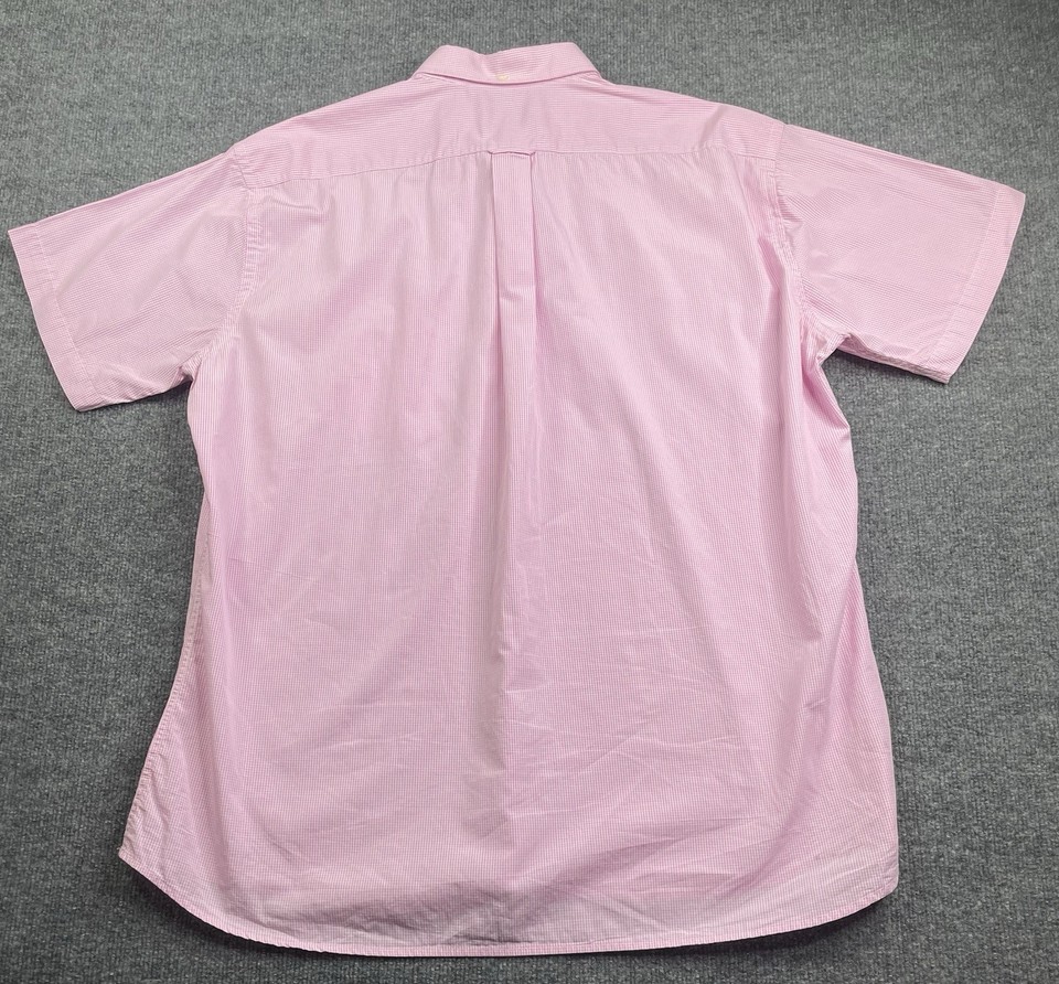 Cable Car Clothiers Popover Shirt Men's XL Regent Street Plaid Pink ...