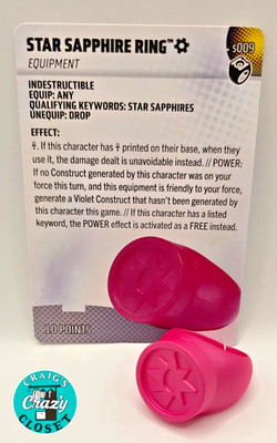 HeroClix Star Sapphire Ring S009 DC Lantern Legacy Set New Object | eBay