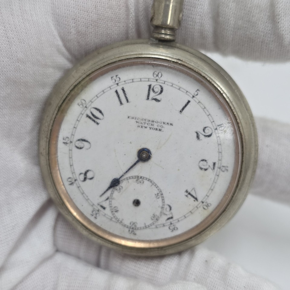 ANTIQUE ART DECO K.W. Co KNICKERBOCKER NEW YORK POCKET WATCH PARTS ...