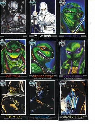 2020 Ninja Trading Cards 9 Card Set EIII Art Collector Cards Ninja ...