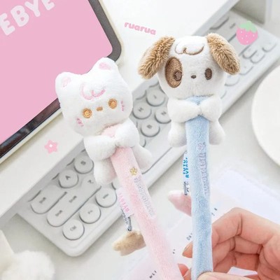 Plush Tablet Pen Cover Cartoon Pen Cover New Cat Puppy Stylus Pen Cover ...