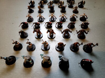 DnD, D&D Mini HUGE Lot Of 42 Various Dwarf Figures-Warriors, Archers ...