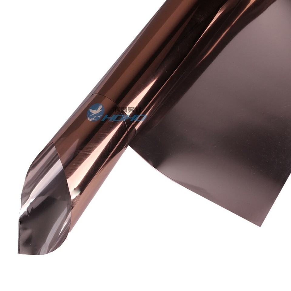 Bronze&Silver Reflective Window Tint Film One Way Privacy Solar Tint ...