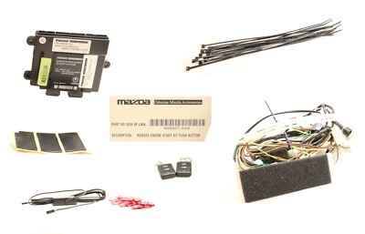 NEW OEM Mazda Remote Start Kit w/ Push Button Start 0000-8F-L40A Mazda ...