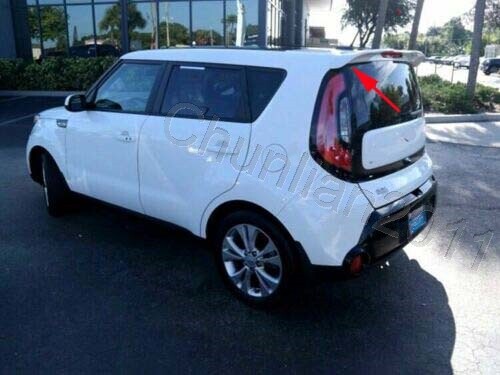 for 2015-2019 Kia Soul Unpainted Rear Factory Style Trunk Boot Lip Wing ...