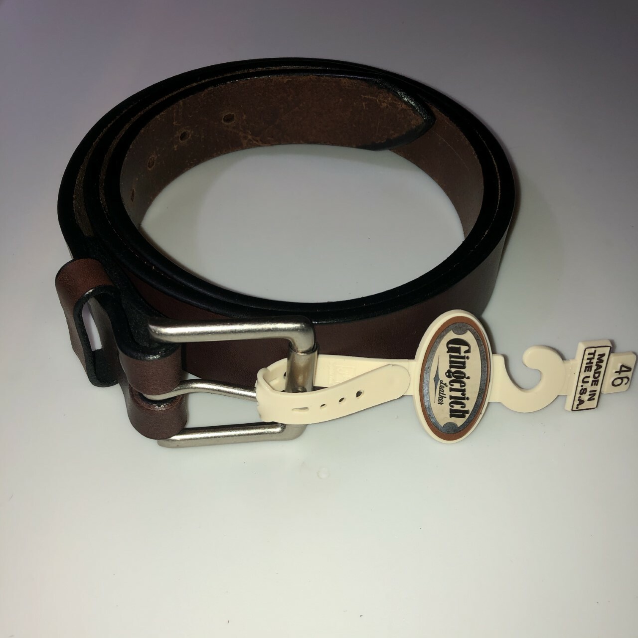 Gingerich Leather Belt - Brown - Various Sizes | eBay