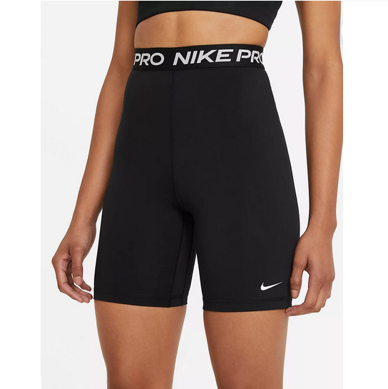 NEW! Nike [L] Women’s Pro 365 Mid Rise 8'' Shorts-Black CZ9840-010 | eBay