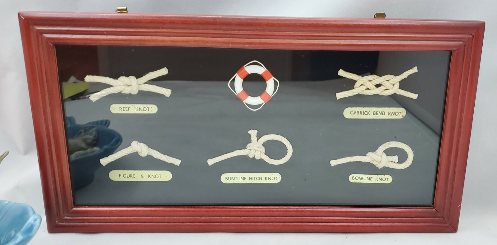 Sailor’s Mariner's Nautical Knots Shadow Box Framed Ship Decor Framed ...