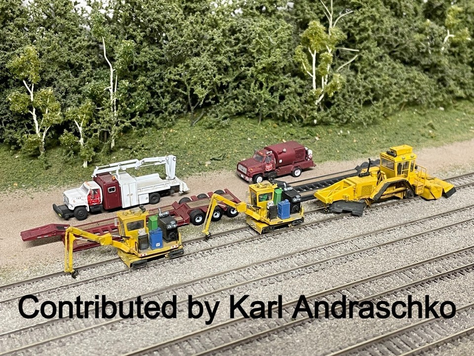 N Scale Knox Kershaw Tie Crane KIT for model railroad-Showcase ...