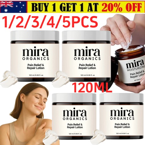 Mira Pain Relief Lotion Mira Organics Cream Skin Repair Cream for All ...