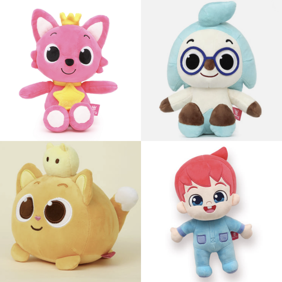 Pinkfong Hogi Ninimo Bebefinn Plush Doll Official Korean Animation Toy ...