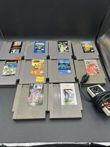 Nintendo (NES) Video Game Bundle [Lot of 10 Untested] With Controller ...