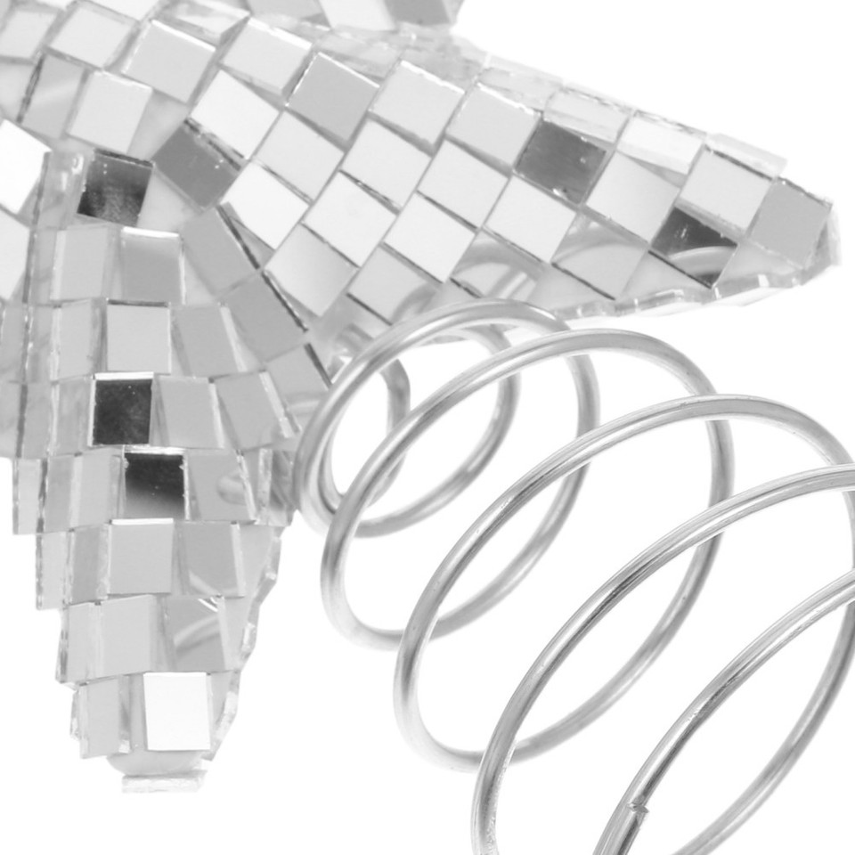 Xmas Tree Mirror Topper Birthday Disco Ball Star for Christmas 70s ...