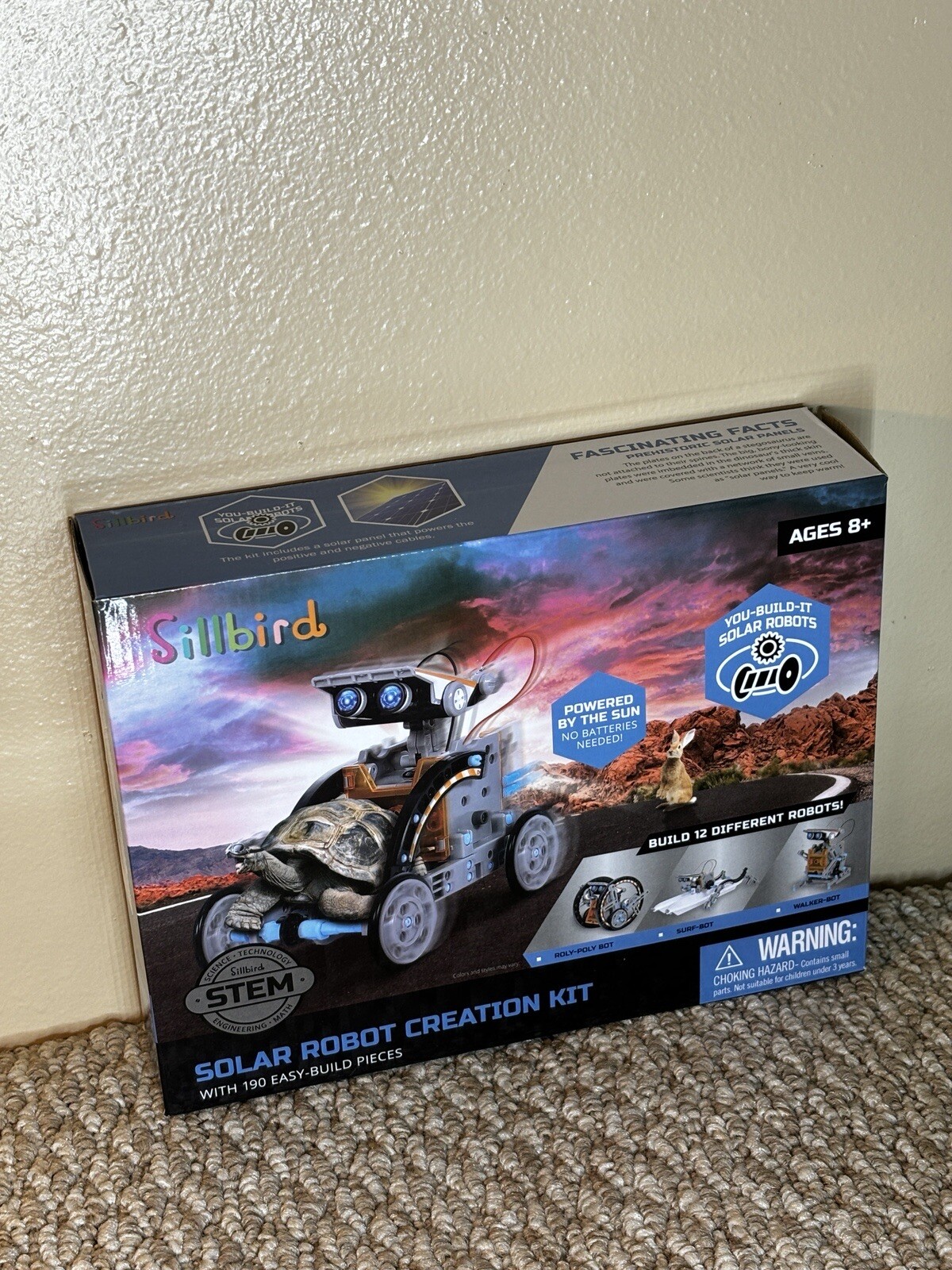 Sillbird STEM Solar Robot Creation Kit 12 In 1 Building Kit 190 Pieces ...