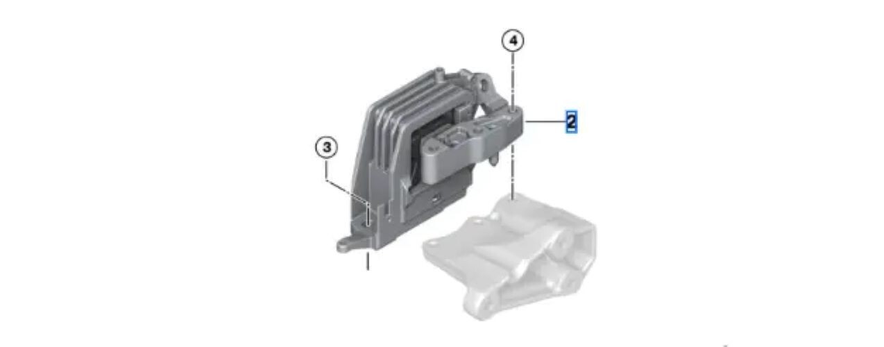 Upper Engine Mount Genuine BMW MINI 22118835572 1 Series F52 X1 F48 ...