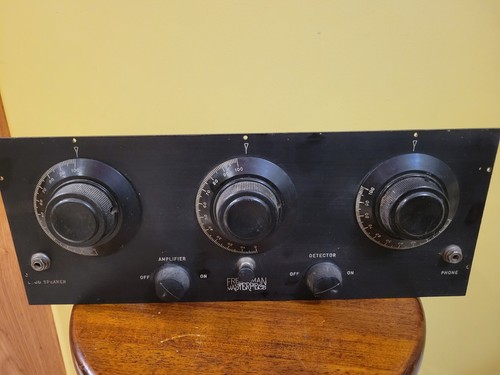 Antique 1925 FRESHMAN MASTERPIECE Tube Radio Chassis | eBay