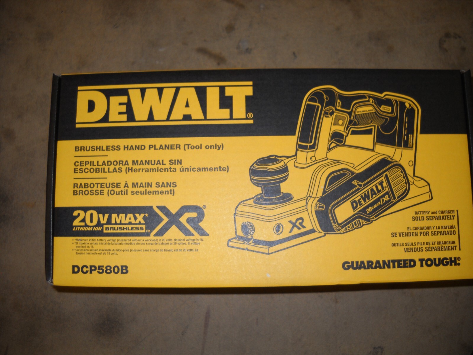 Dewalt DCP580B 20 Volt XR Cordless Brushless 3-1/4" Planer New