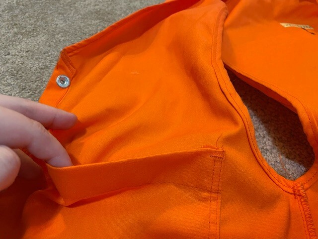 Vintage Caltrans Orange Safety Vest Transportation sz… - Gem