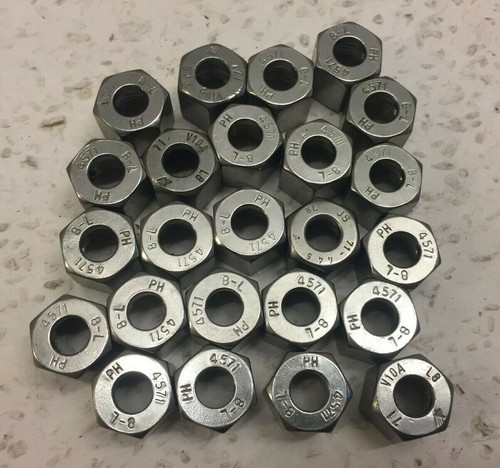 PH 4571 7-8 Nuts 20 pcs Lot of Used Stainless Steel Fittings | eBay