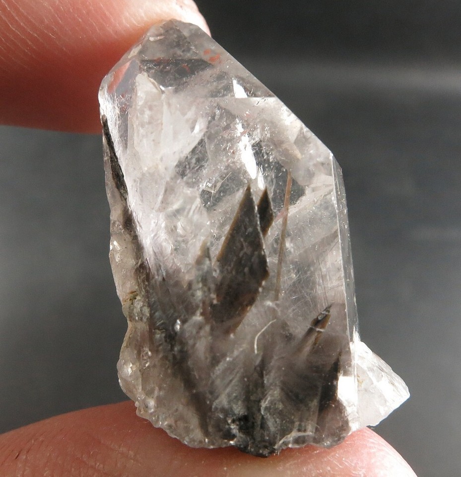 40 CARAT STUNNING RARE BROOKITE RUTILE INCLUDED QUARTZ CRYSTAL ...