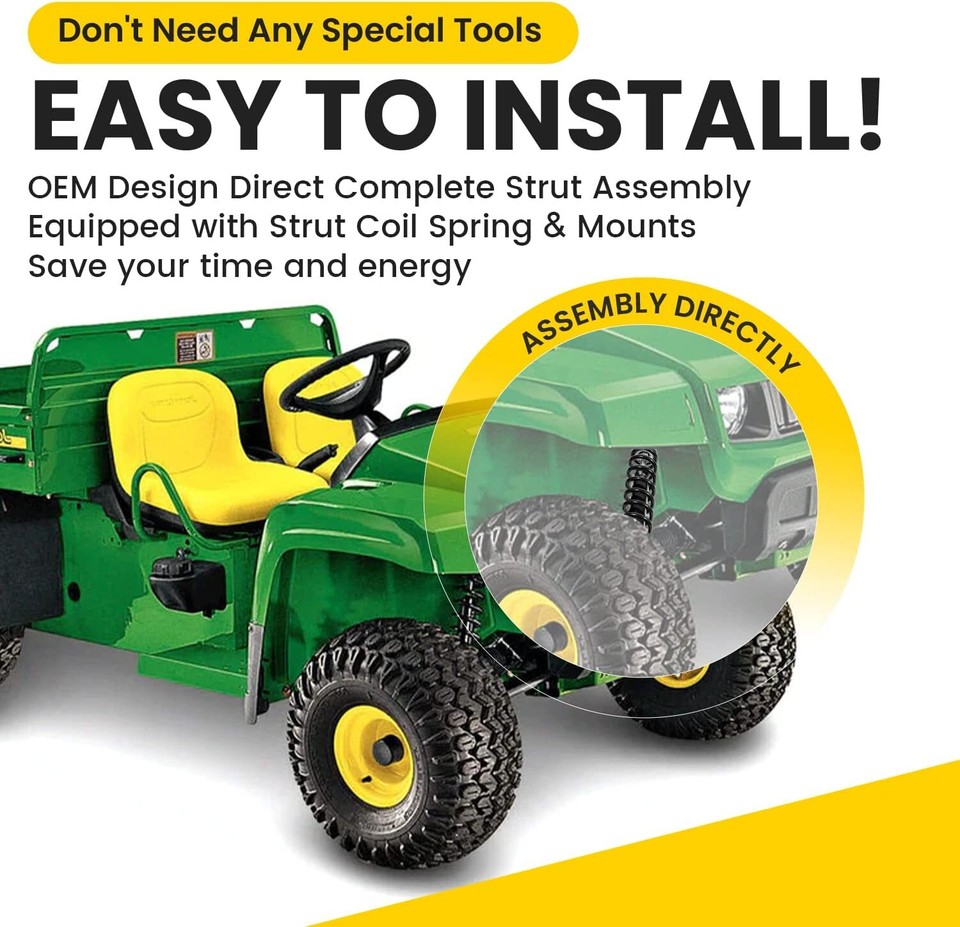 AM130448 Front Shock Absorber For John Deere Gator TX TH TS Diesel 4x2 ...