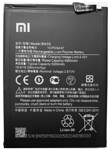Original Xiaomi Redmi Note 10 / Note 10S Akku BN59 Batterie Accu | eBay