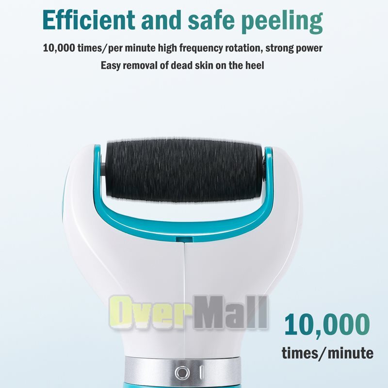 Powerful 360° Electric Pedicure Foot File Sander Callus Feet Grinder ...