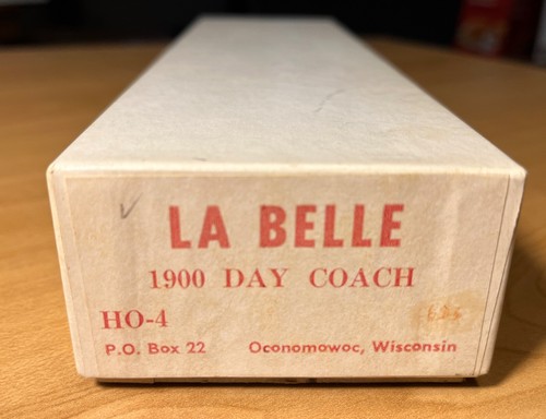 La Belle 1900 Day Coach Car Kit# HO-4 Complete Kit Collectable HO Scale ...