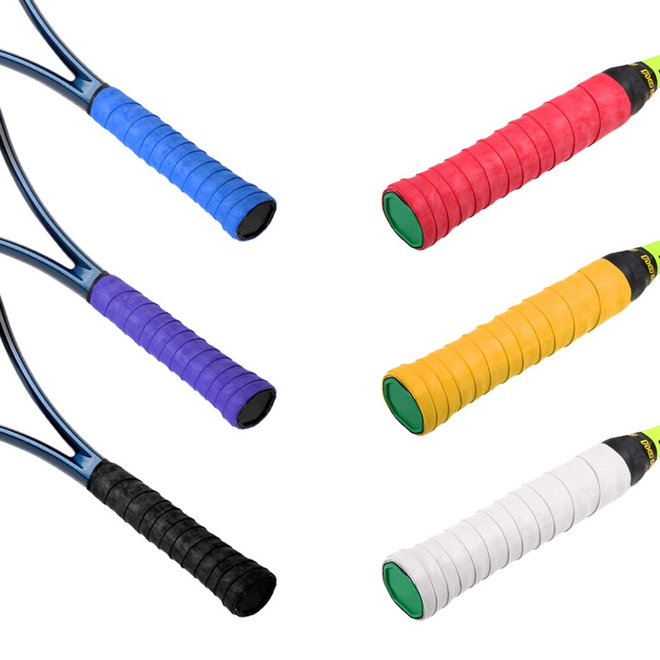 Pack Of 10 Tennis Racket Grips Anti-skid Badminton Racquet Grips ...