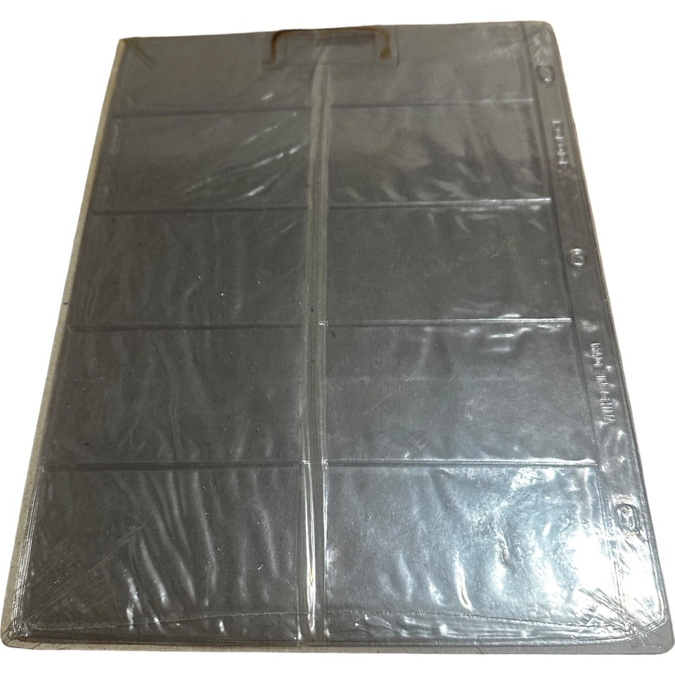 NEW Rolodex Business Card Binder Refill Pages 67695/ 5-Pack Holds 100 ...