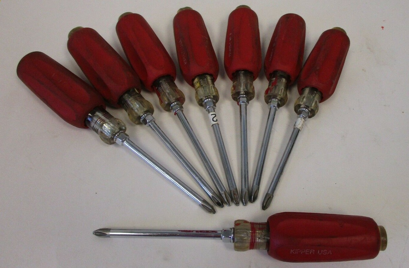 KIPPER PHILLIPS HEAD SCREWDRIVER #2 TIP, MOLDED, INSULATED, LENGTH 8 ...