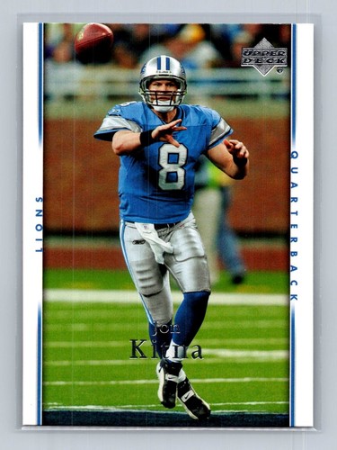 2007 Upper Deck #63 Jon Kitna Detroit Lions Football Card | eBay