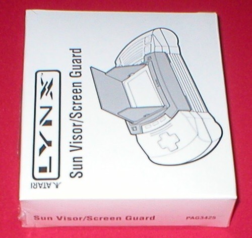 Sun Visor Screen Protector Guard for the Atari Lynx II System NEW ...