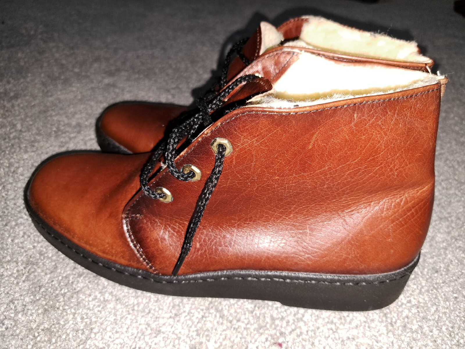 NWT Vintage Bates Floaters Sherpa KAB Golden Chukka Boots men's 10 | eBay