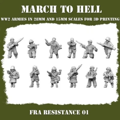 French Resistance - 28mm - Bolt Action / Chain of Command / WW2 ...