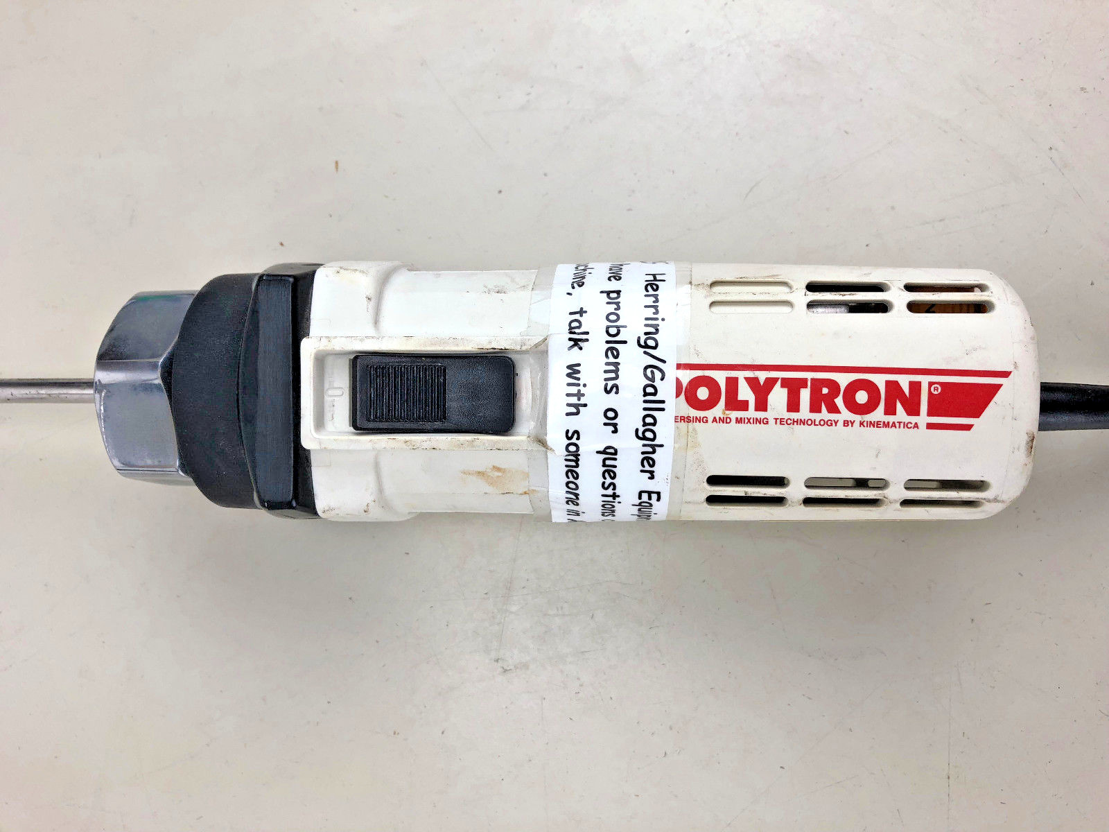 Kinematica Polytron PT2000, with stand & PTA-7 Dispersing Aggregate ...