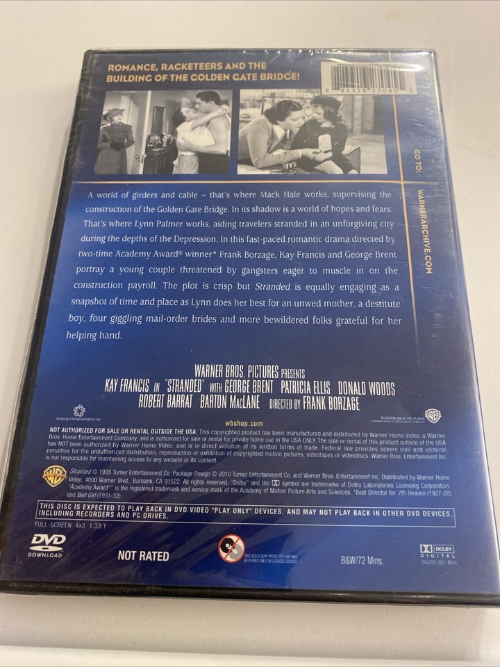 Stranded (DVD, 1935) Sealed 883316270455| eBay