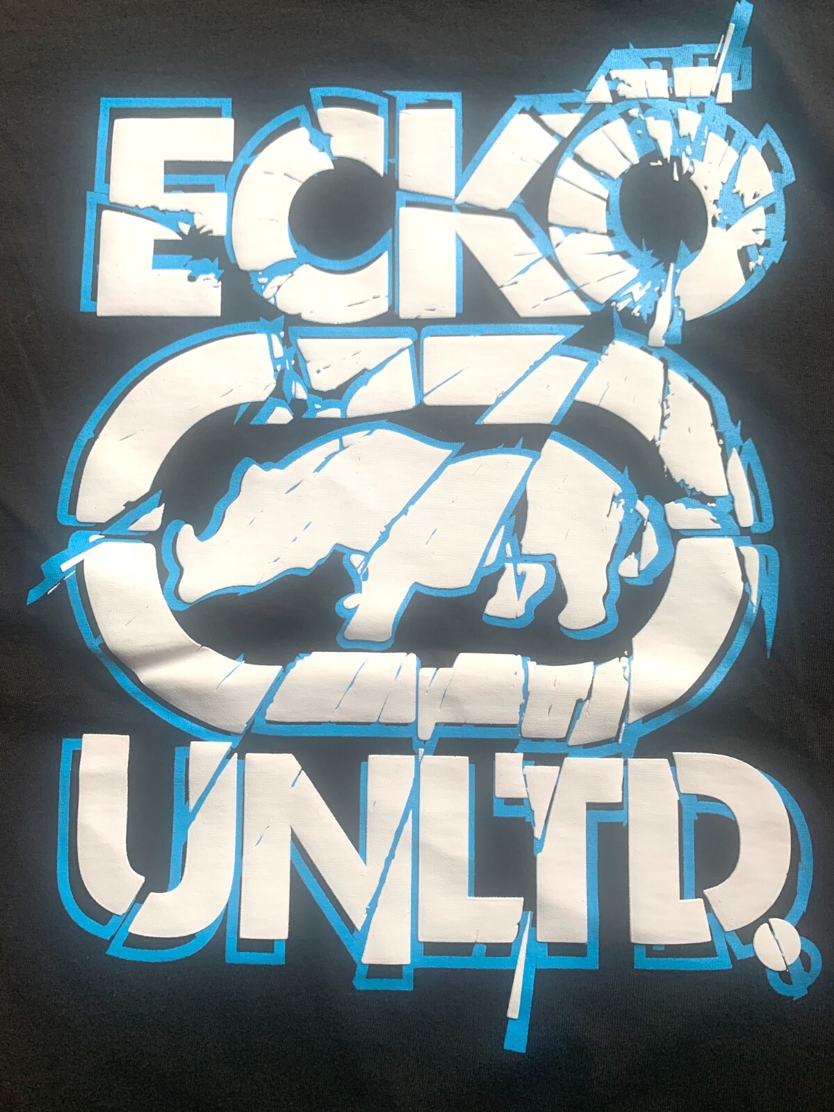Tshirt ECKO Unltd 1972 Rap Hip Hop Rawthentic Logo Kult extra selten ...