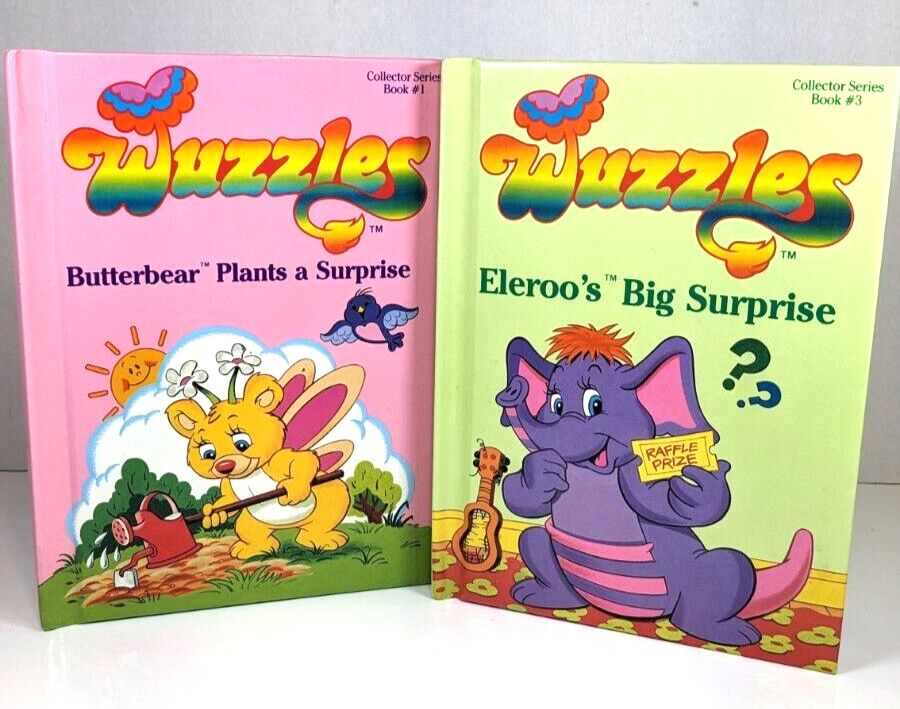 Lot of 2 WUZZLES Collector Series Children Disney Vintage HC Books ...