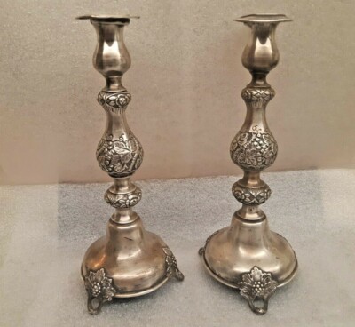 Russia - Silver Candlesticks