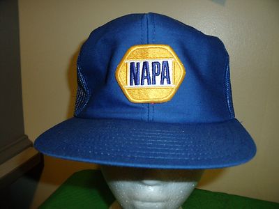 Vintage NAPA AUTO PARTS MESH SNAPBACK Patch Trucker Hat Baseball Cap ...