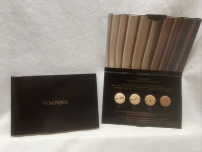 TOM FORD TRACELESS SOFT MATTE FOUNDATION 4 COLOR CARDS 0.5+4.0+7.2+10 ...