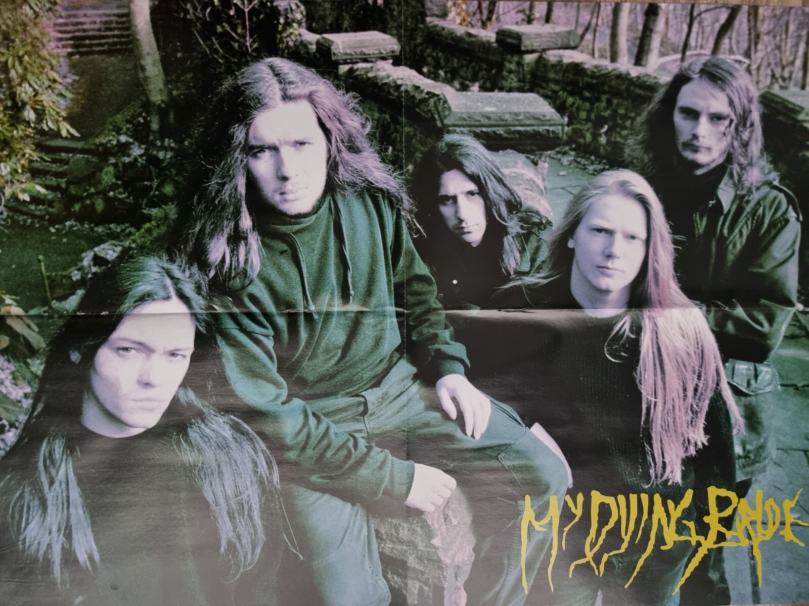 RARE Poster: My Dying Bride from 2000 - 22 x 16 in. (55 x 40 cm) MINT ...