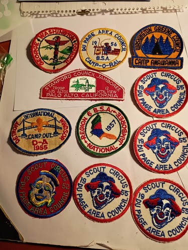 Lot Of Vintage Boy Scout Patches 1950s | eBay