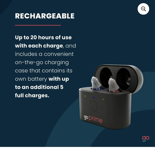 Go Hearing - Go Prime Rechargeable OTC Hearing Aid | eBay