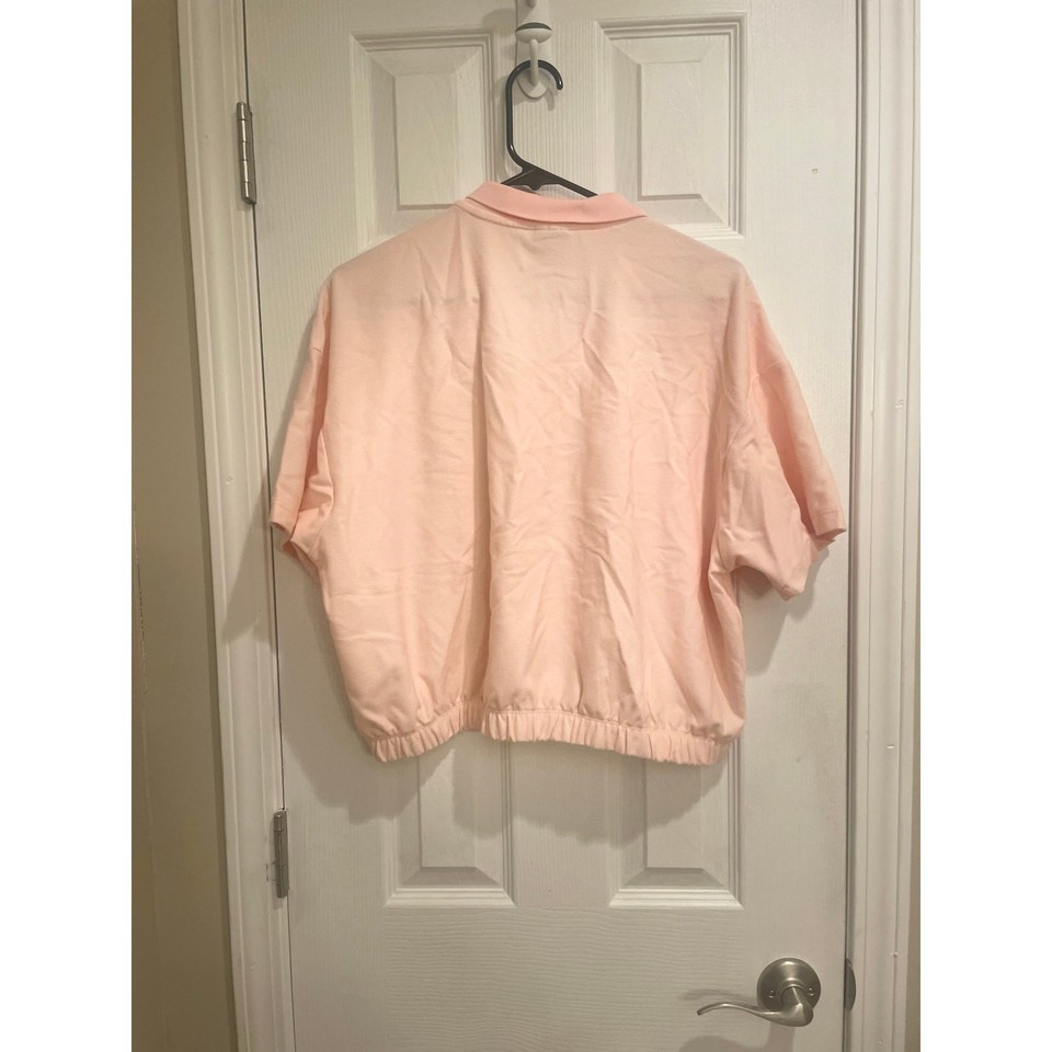 LADIES NIKE AIR QUARTER ZIP CROP POLO T-SHIRT, A63 | eBay