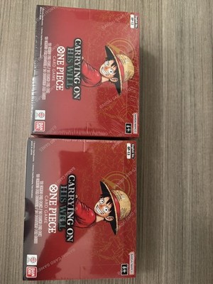 (TWO) One Piece OP-13 Carrying on His Will New Booster Box English ...