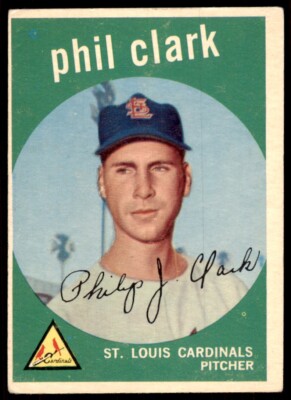 1959 Topps Phil Clark Baseball Cards #454 | eBay